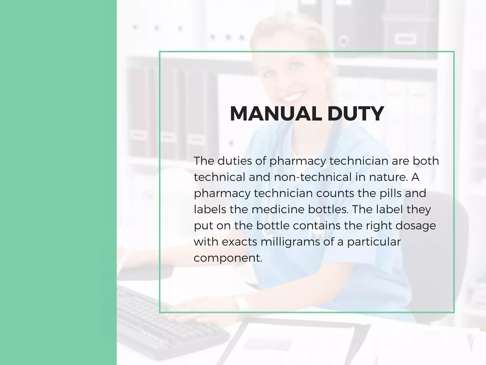An overview of Pharmacy Technician | PDF