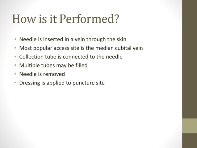 A Brief Introduction to Phlebotomy | PPTX