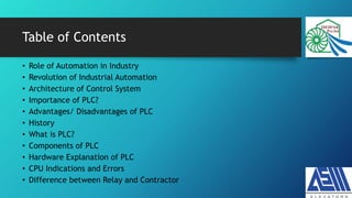 An Overview of PLC | PPT
