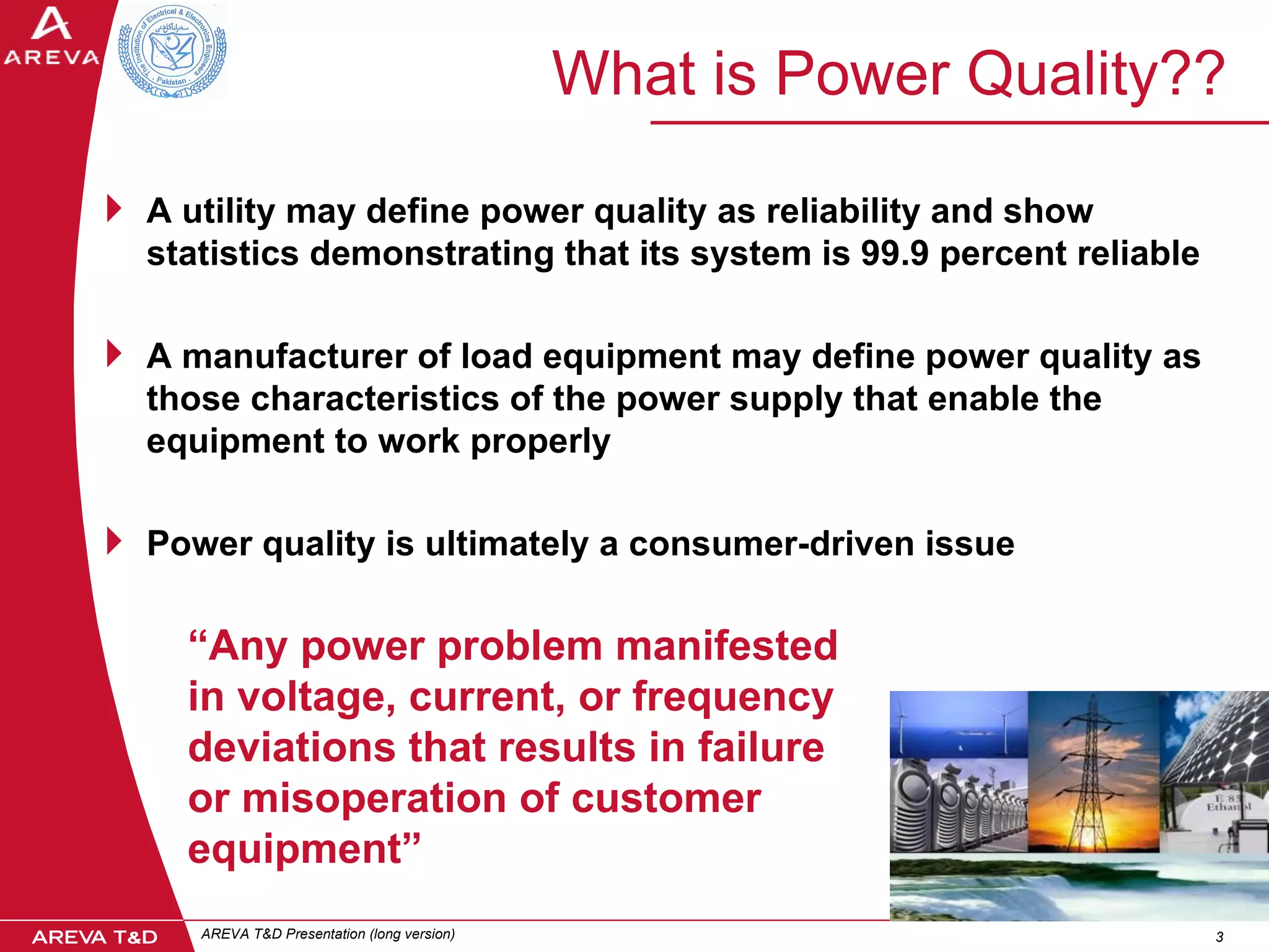 An Overview Of Power Quality | PPT