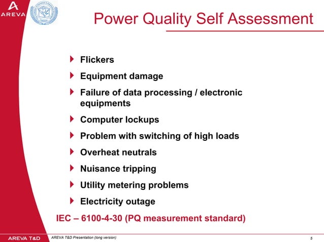 An Overview Of Power Quality | PPT