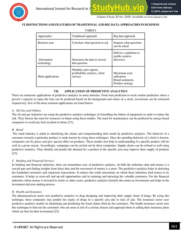 An Overview Of Predictive Analysis Techniques And Applications PDF An Overview Of Predictive Analysis Techniques And Applications PDF