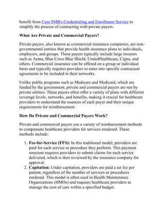 An Overview of Private and Commercial Payers.pdf
