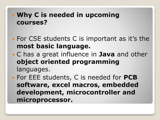 An Overview of Programming C | PPT