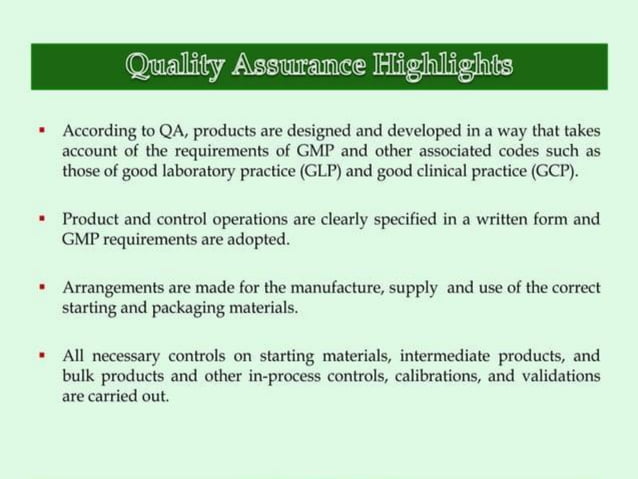 An Overview of Quality Assurance & Role of QA in Pharma Industry .pdf