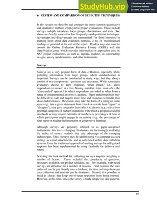 AN OVERVIEW OF QUANTITATIVE AND QUALITATIVE DATA COLLECTION METHODS 5 ...