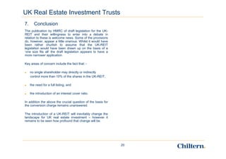 Alhuda CIBE - An overview of REI Ts in UK | PPT