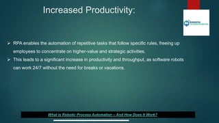 What is Robotic Process Automation – And How Does It Work? | PPT