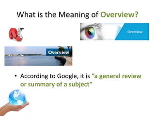 An overview of sampling | PPSX