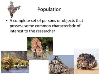 An overview of sampling | PPSX