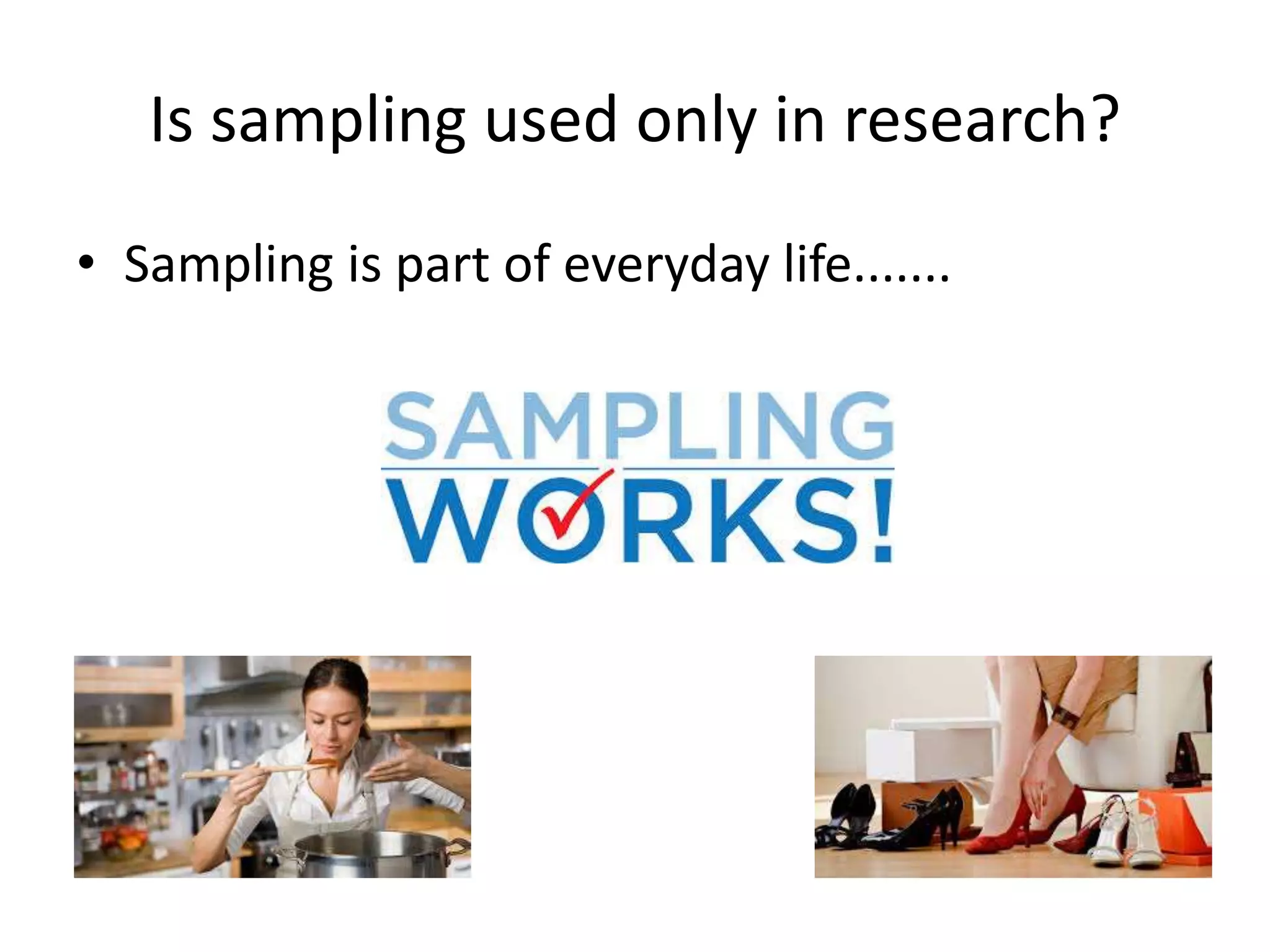 An overview of sampling | PPT