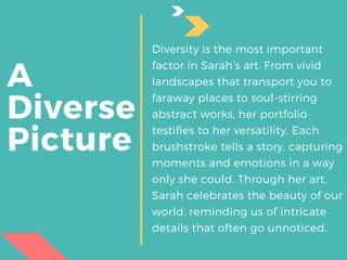 An Overview Of Sarah Lazow’s Artistic Journey.pptx