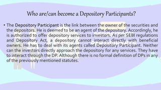 An overview of SEBI regulations on the DPs.pptx