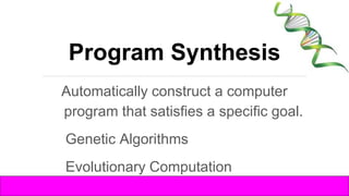 Self Programming Artificial Intelligence | PPTX