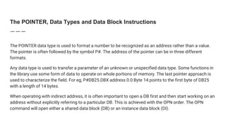 An overview of siemens plc address mapping | PPTX