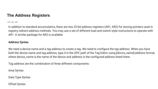 An overview of siemens plc address mapping | PPTX