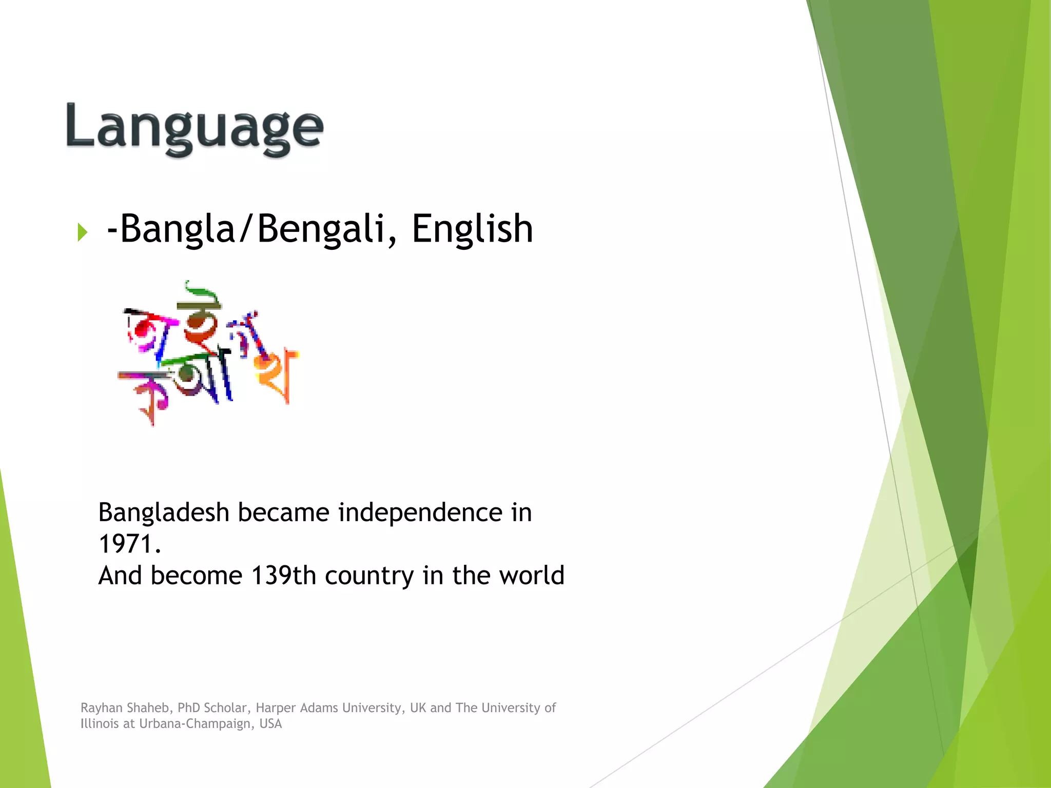 An overview of socio cultural status and natural beauty of bangladesh ...