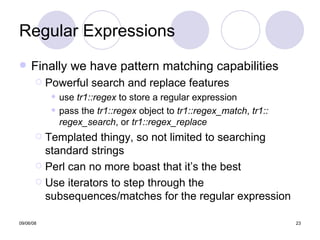 An Overview Of Standard C++Tr1 | PDF