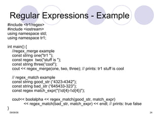 An Overview Of Standard C++Tr1 | PDF