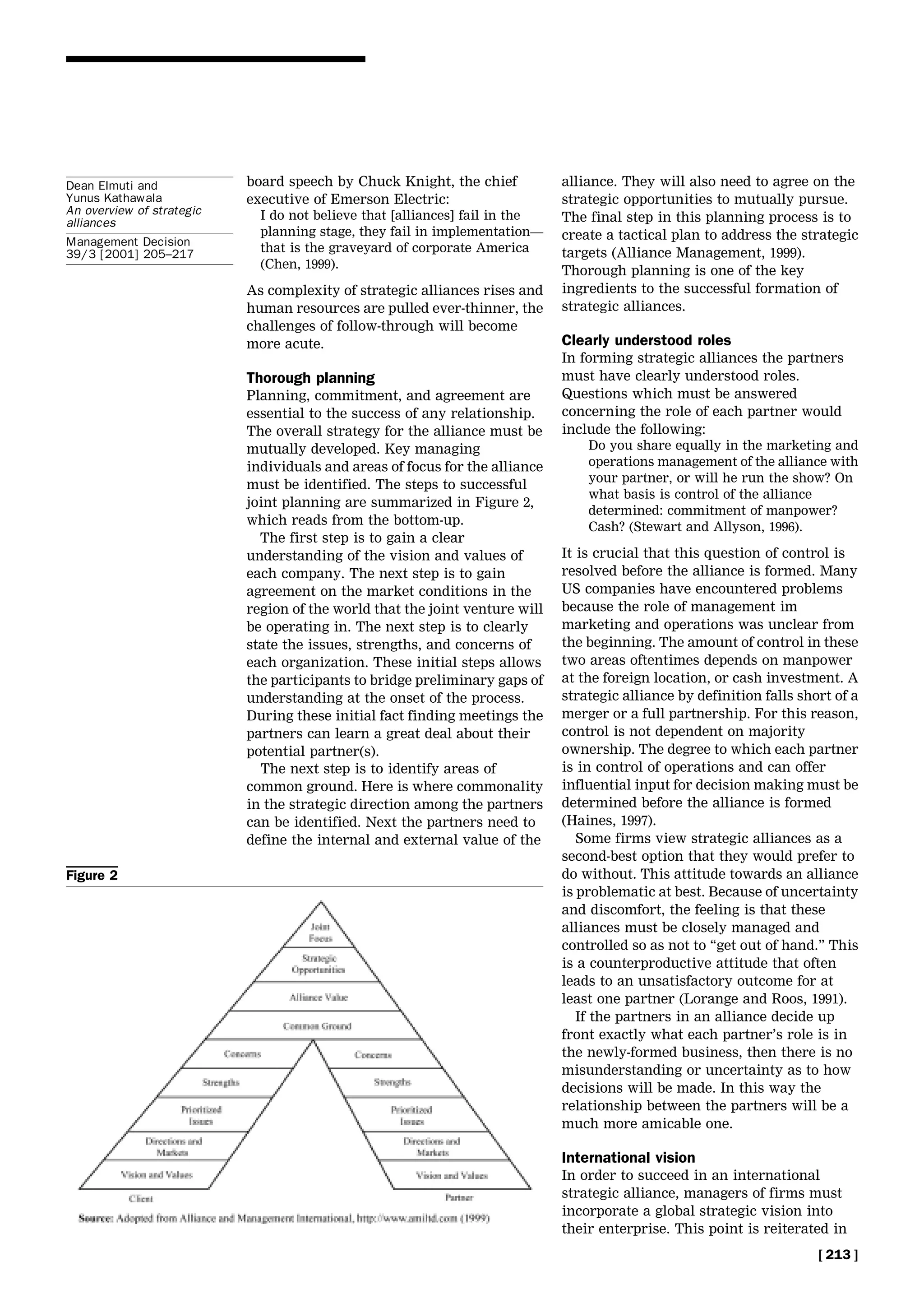 An overview of strategic alliances | PDF