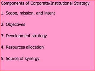 An overview of strategic management | PPT