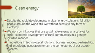 An overview of sustainable path way for the global energy transition | PPT