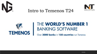 An Overview of Temenos T24 Functional and Technical | PPTX