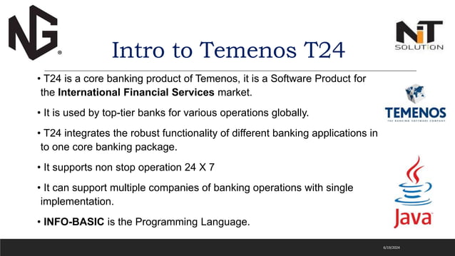 An Overview of Temenos T24 Functional and Technical | PPTX | Computer Software and Applications ...