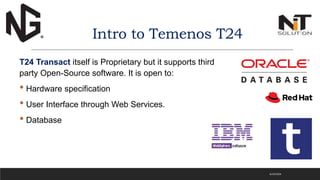 An Overview of Temenos T24 Functional and Technical | PPTX