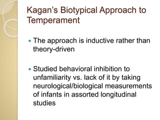 An overview of temperament and development | PPTX