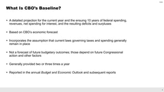 An Overview of The Budget and Economic Outlook: 2019 to 2029 | PPT
