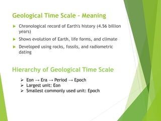 An Overview of the Geological Time Scale | PDF