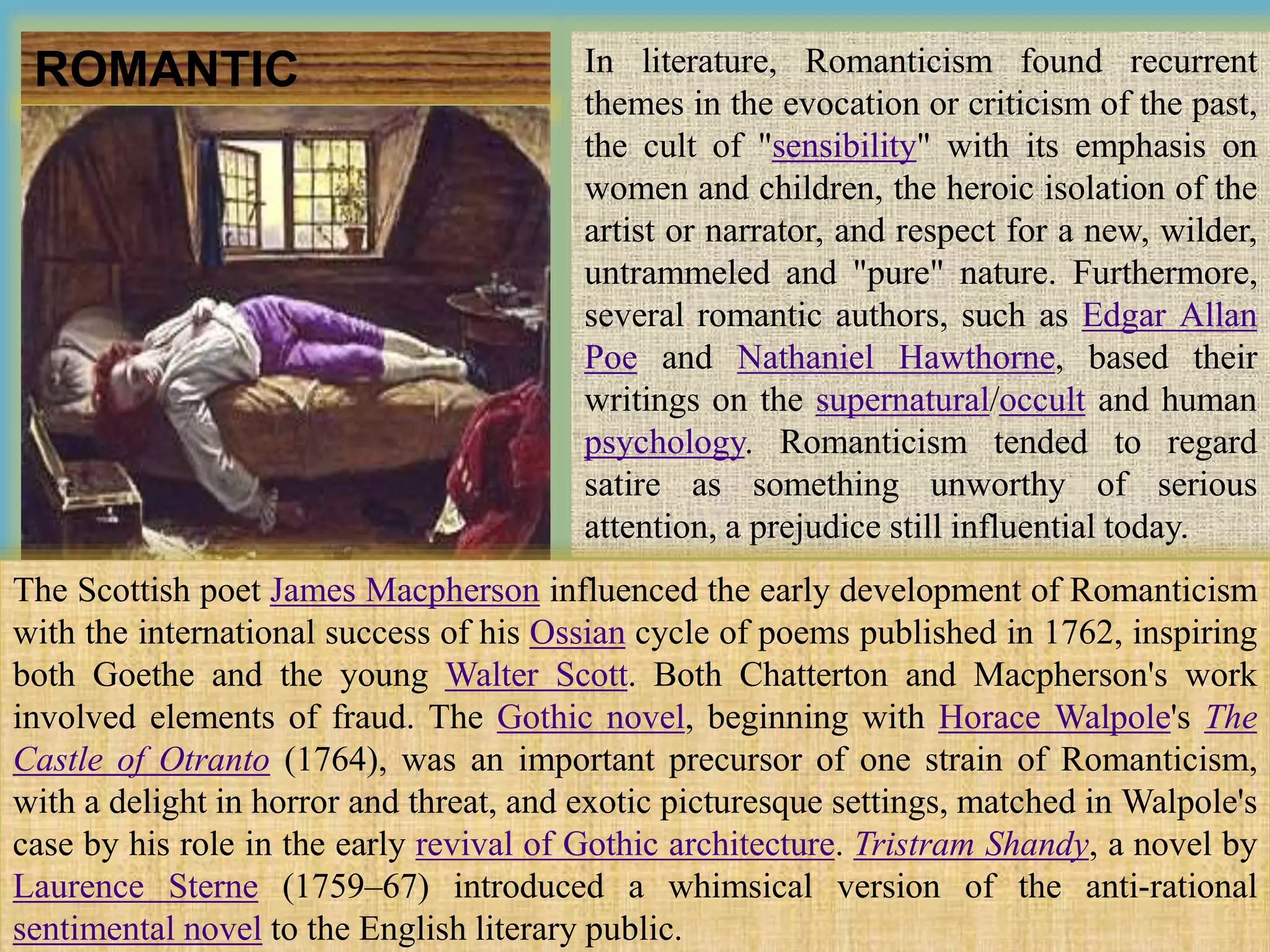 An overview of the history of romantic period | PPTX