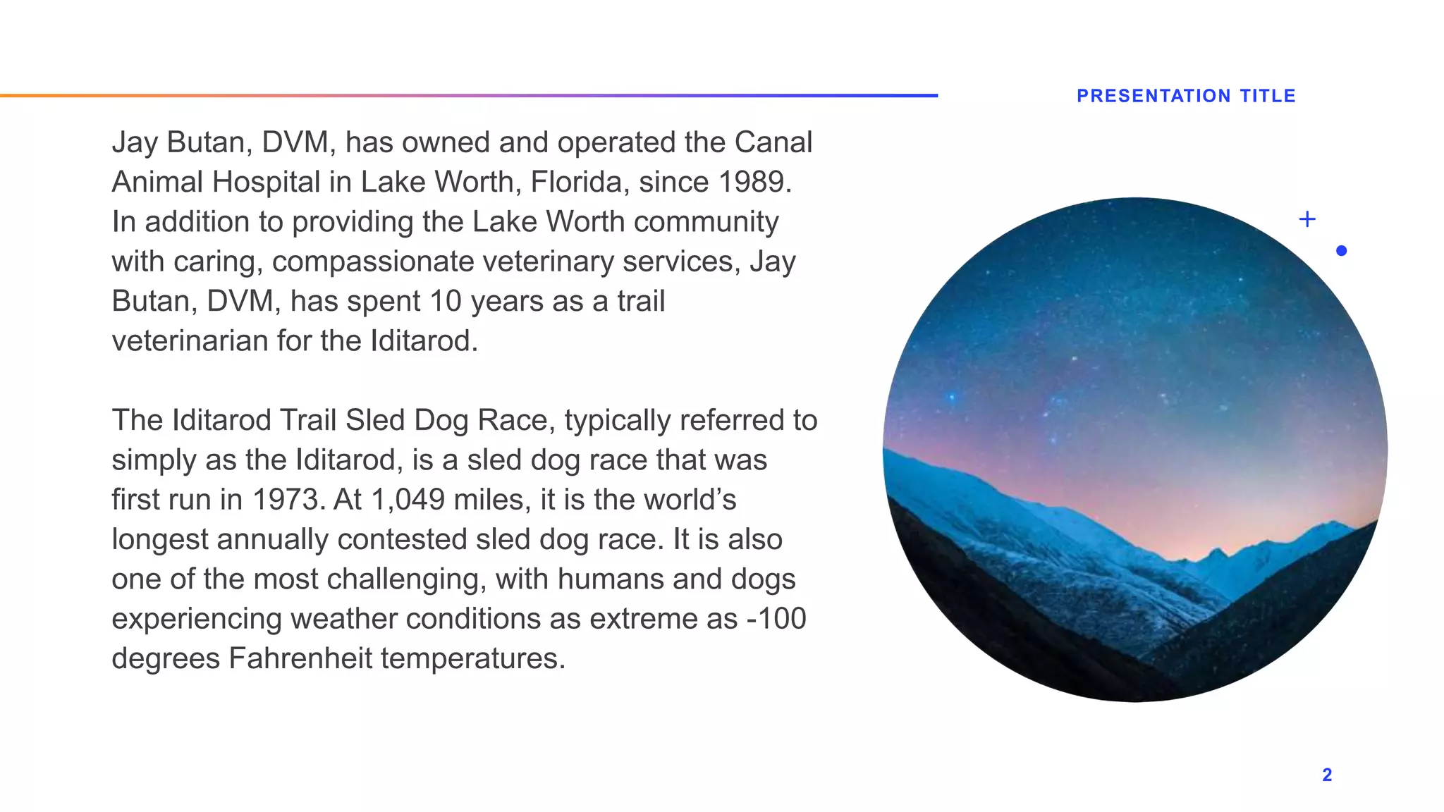 An Overview of the Iditarod Trail | PPTX