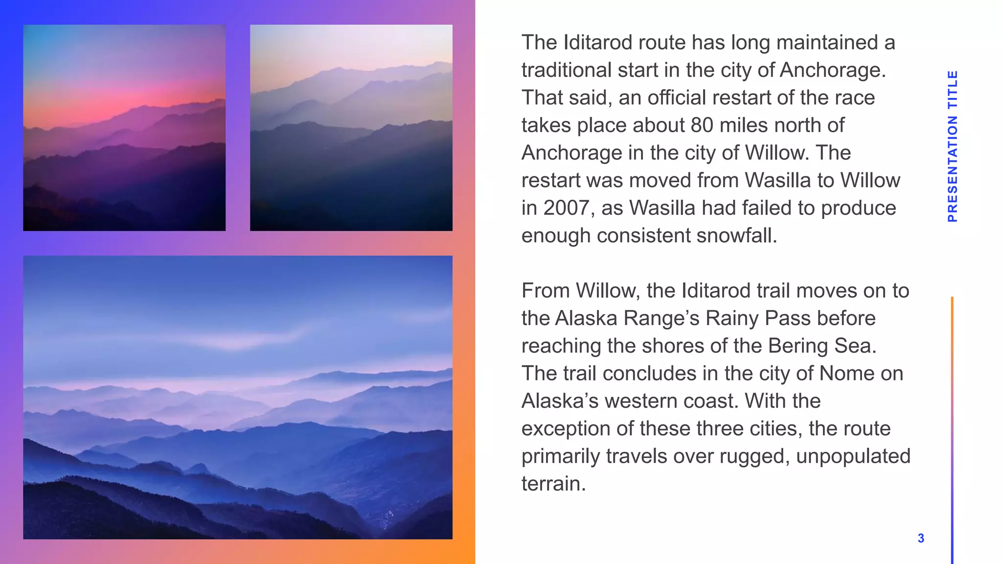 An Overview of the Iditarod Trail | PPTX