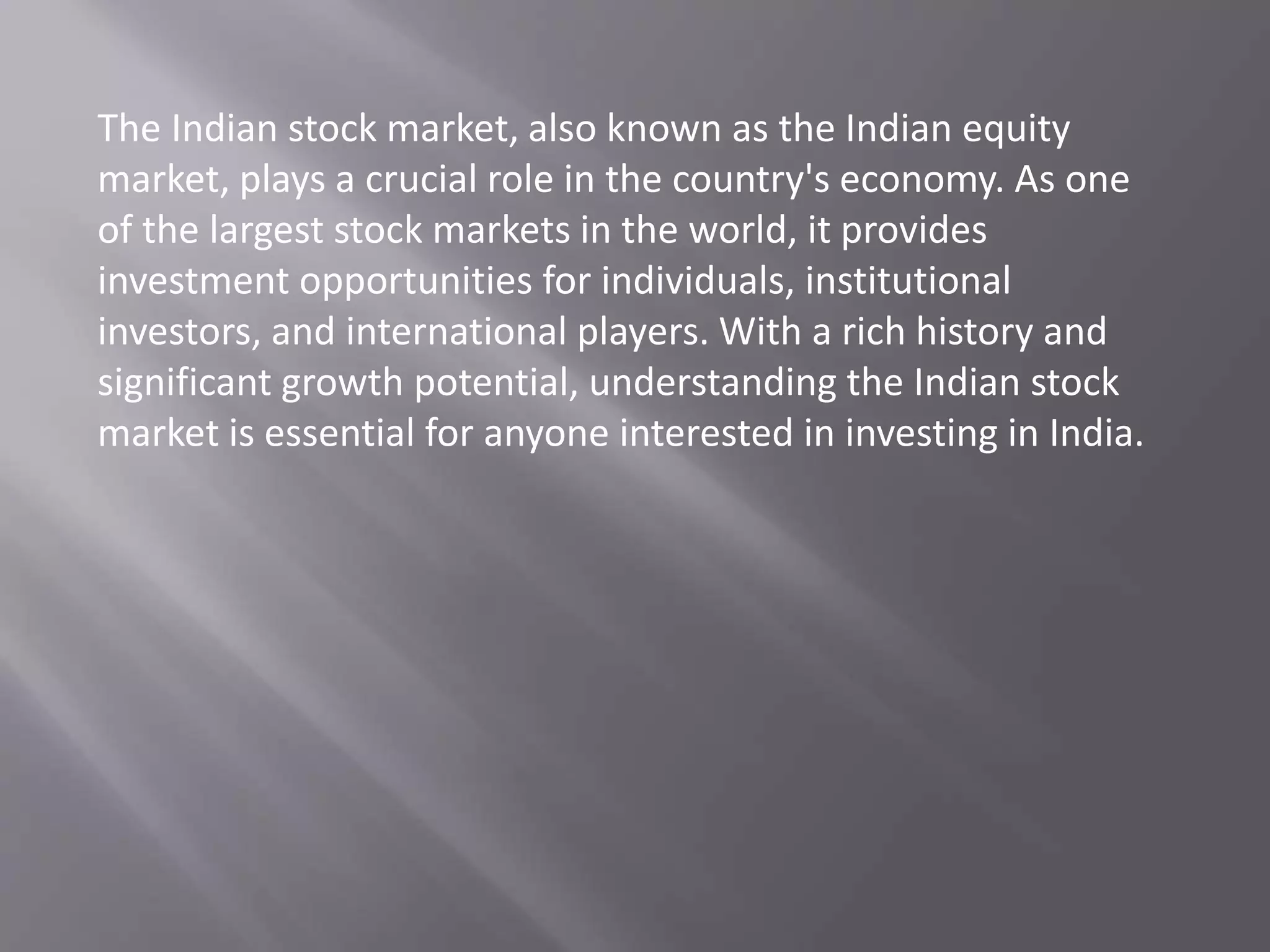 An Overview of the Indian Stock Market.pptx
