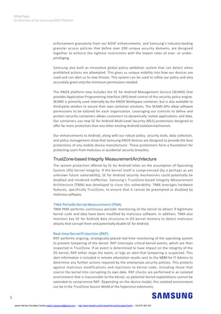 An overview of the samsung knox platform v1 14 | PDF