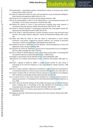 An Overview Of The Use Of Neural Networks For Data Mining Tasks | PDF