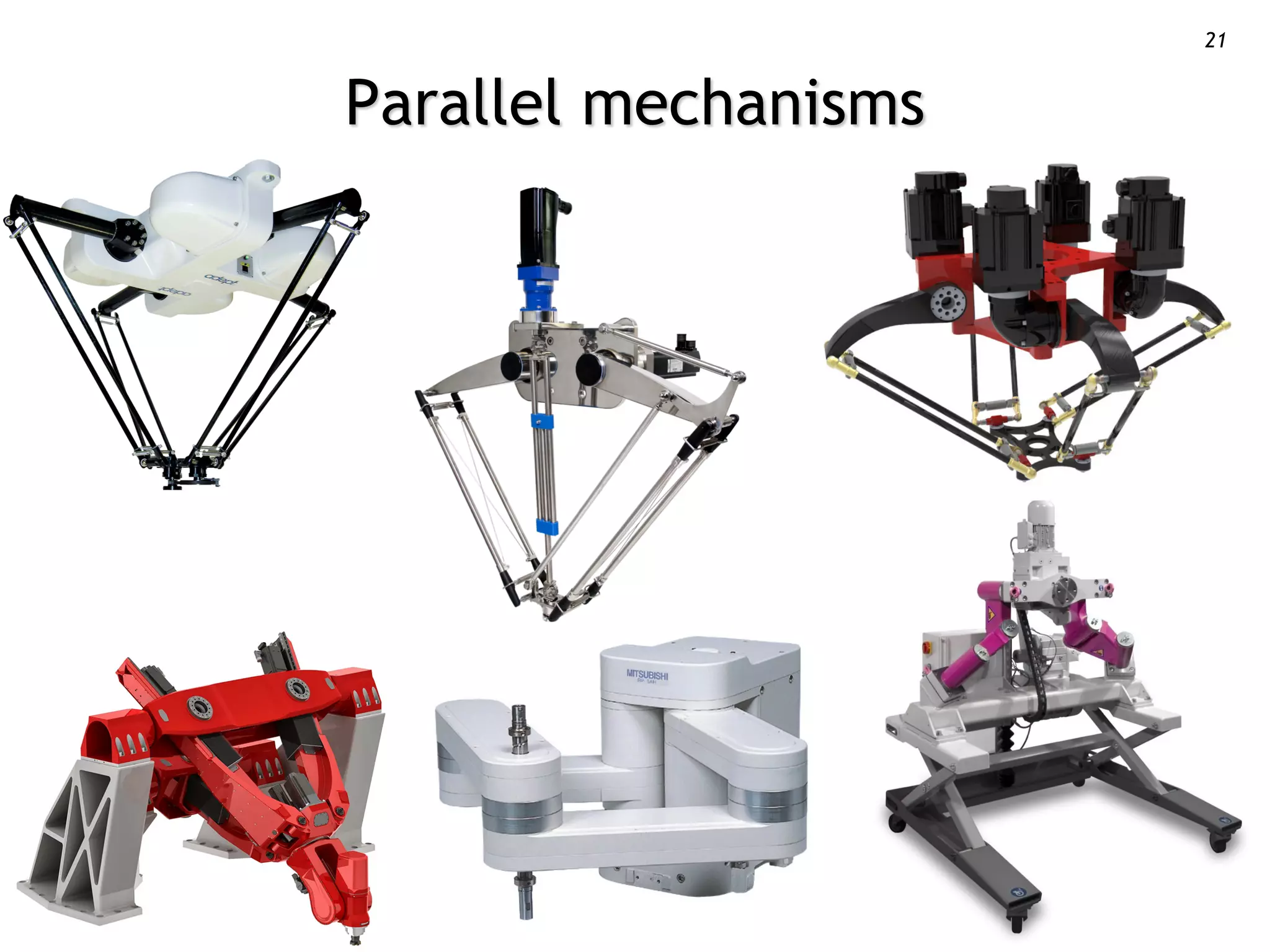 An overview of the various kinematic models in both parallel and serial robotic mechanisms ...