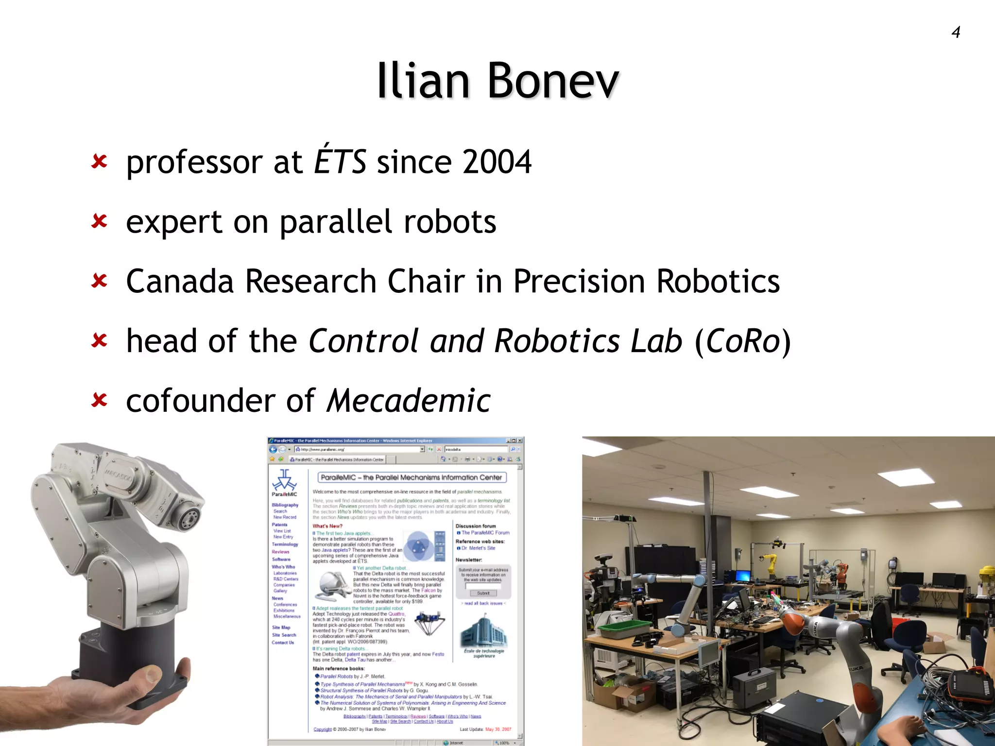 An overview of the various kinematic models in both parallel and serial robotic mechanisms ...