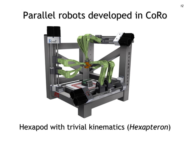An overview of the various kinematic models in both parallel and serial robotic mechanisms ...