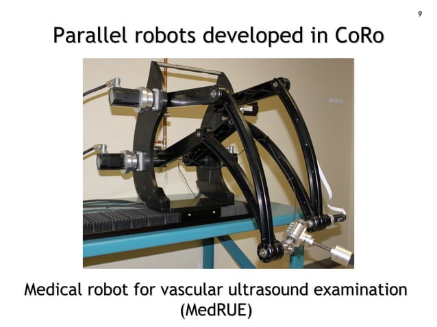 An overview of the various kinematic models in both parallel and serial ...