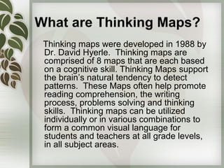 An overview of thinking maps | PPT