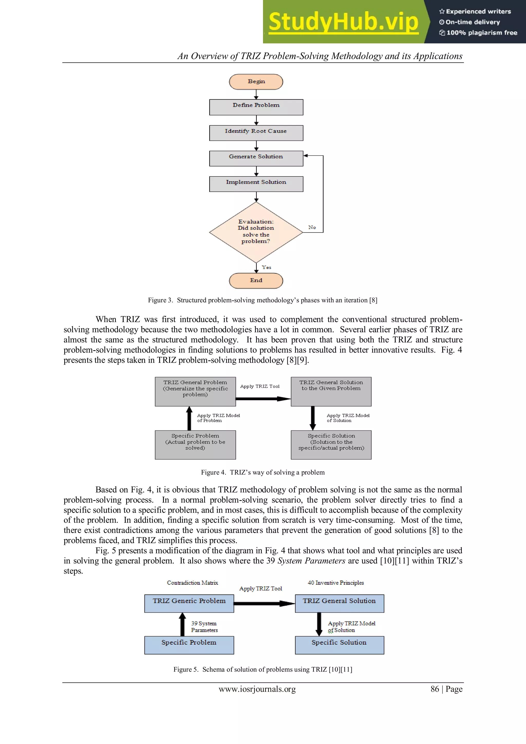 An Overview Of TRIZ Problem-Solving Methodology And Its Applications | PDF