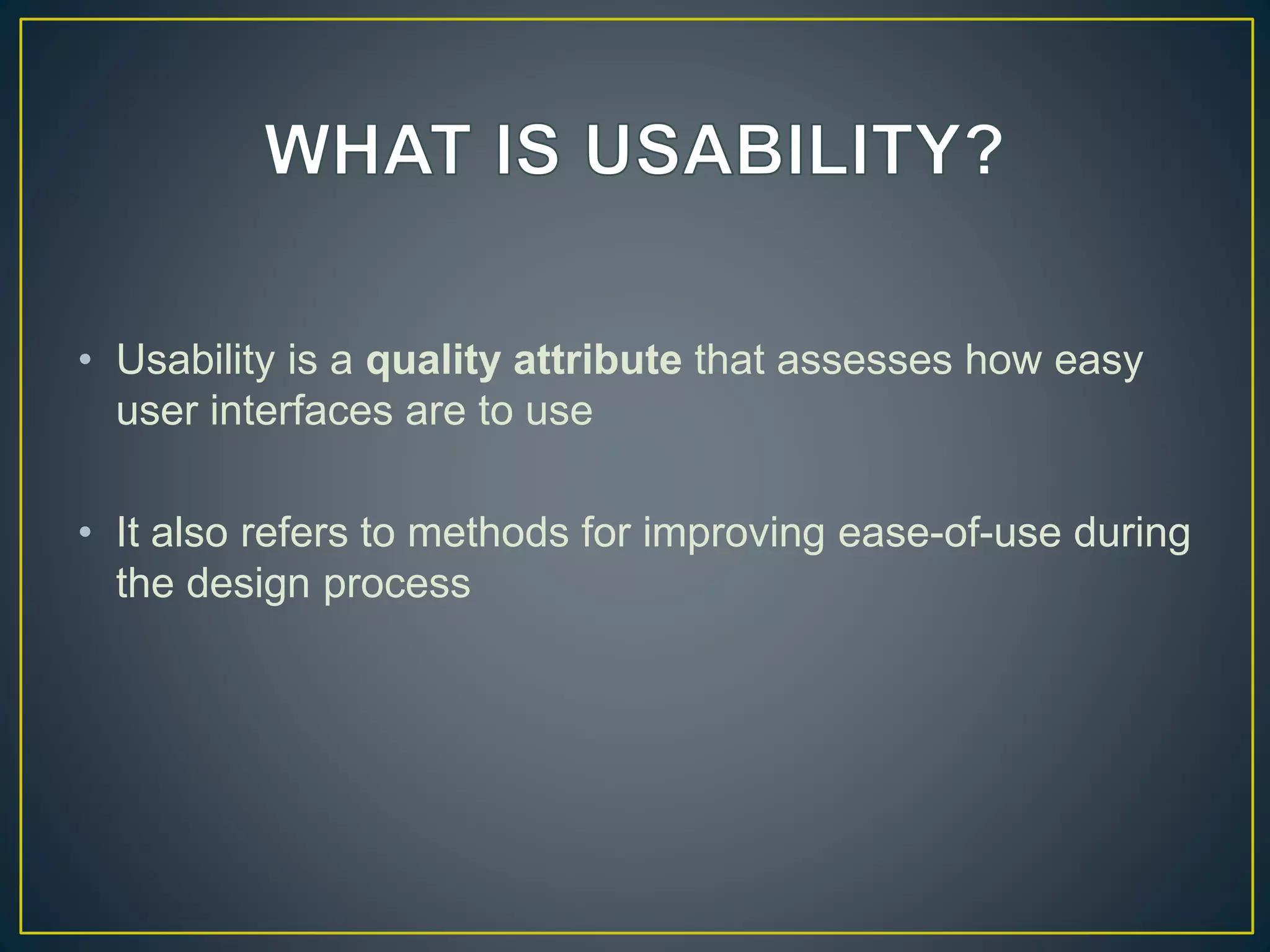 Universal Usability | PPT