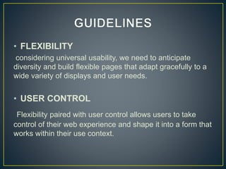 Universal Usability | PPTX
