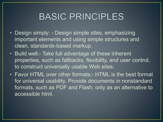 Universal Usability | PPT