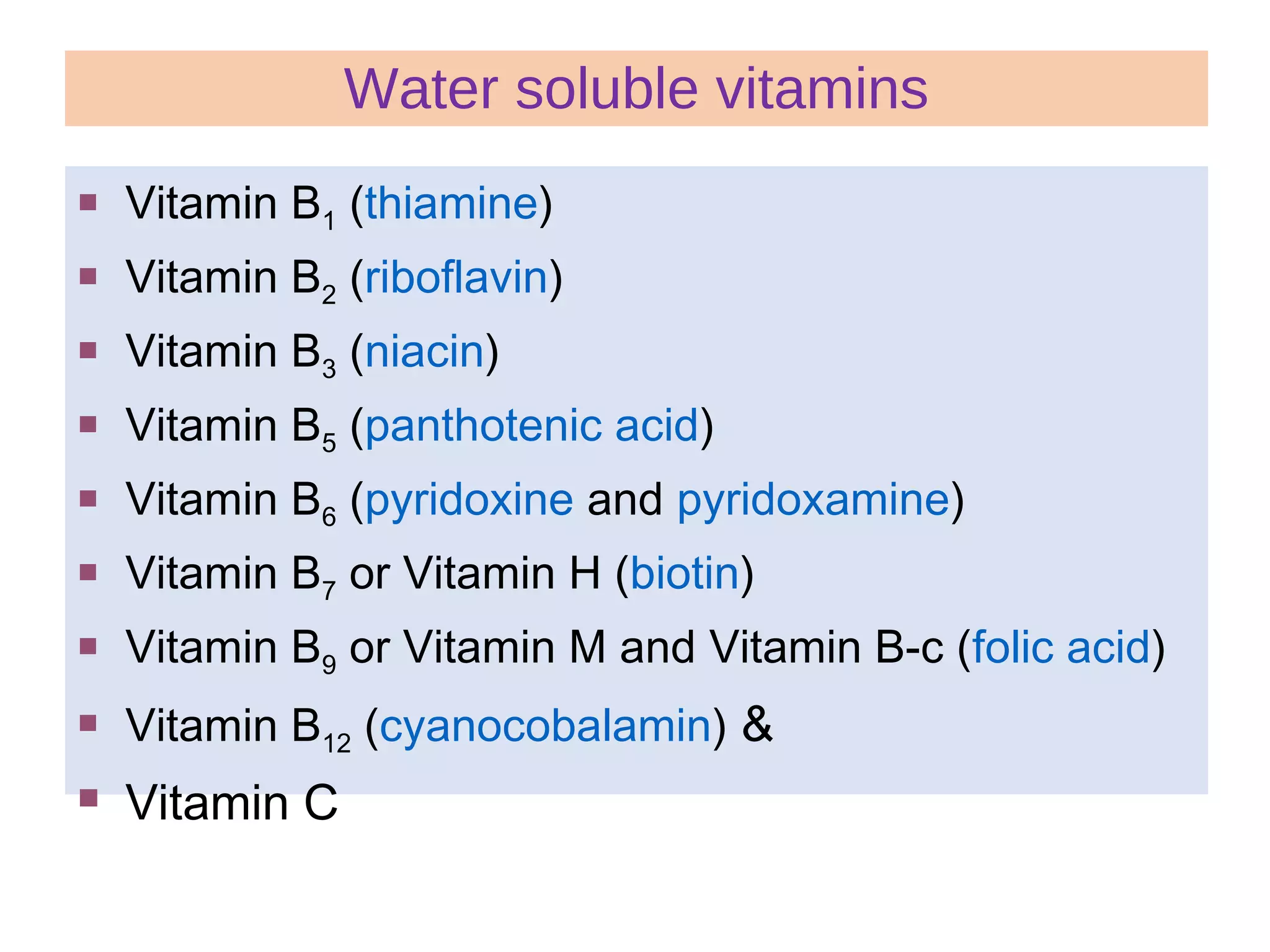 Vitamin (overview of a,b & c) | PPT