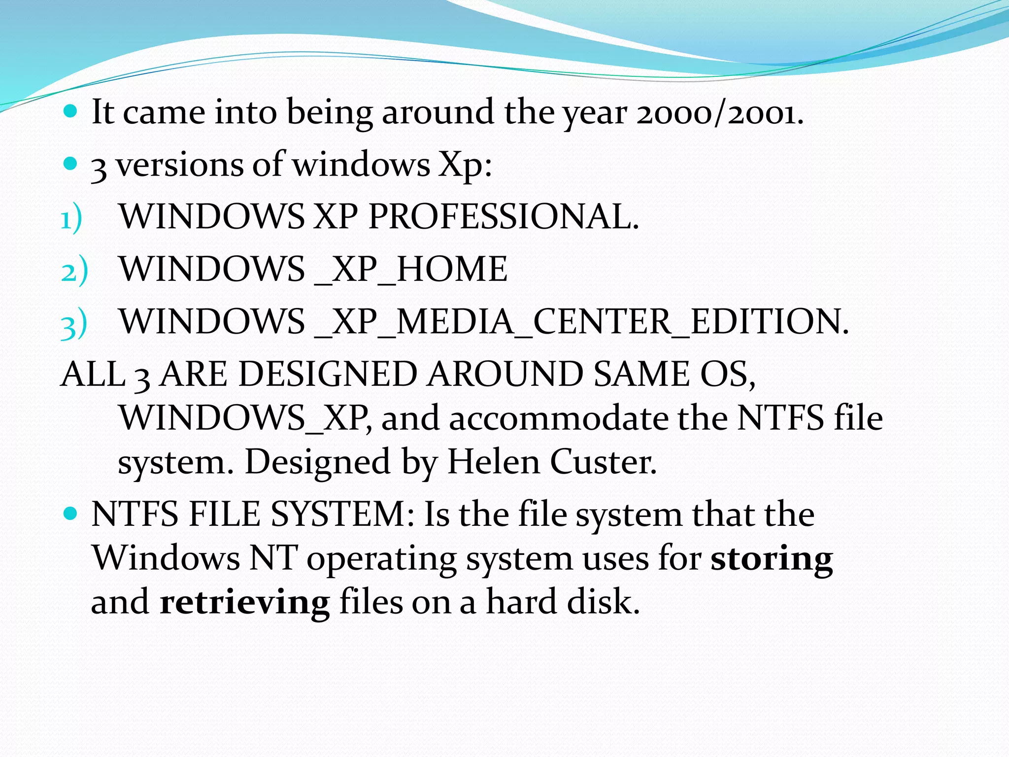 An overview of windows | PPTX
