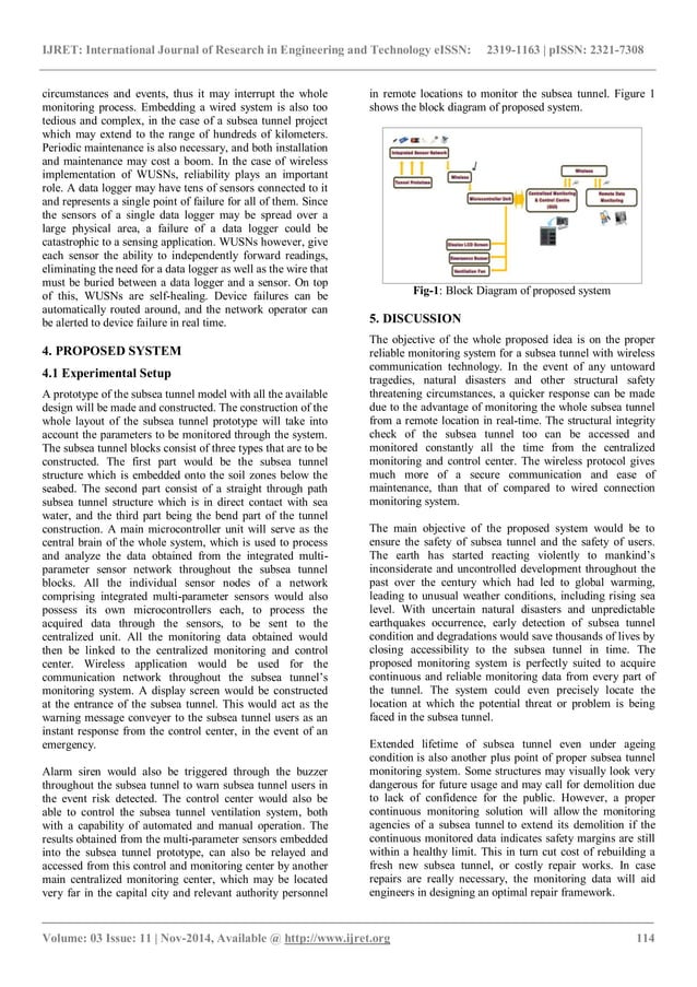 An overview of wireless based subsea tunnel monitoring system | PDF | Internet of Things | Internet